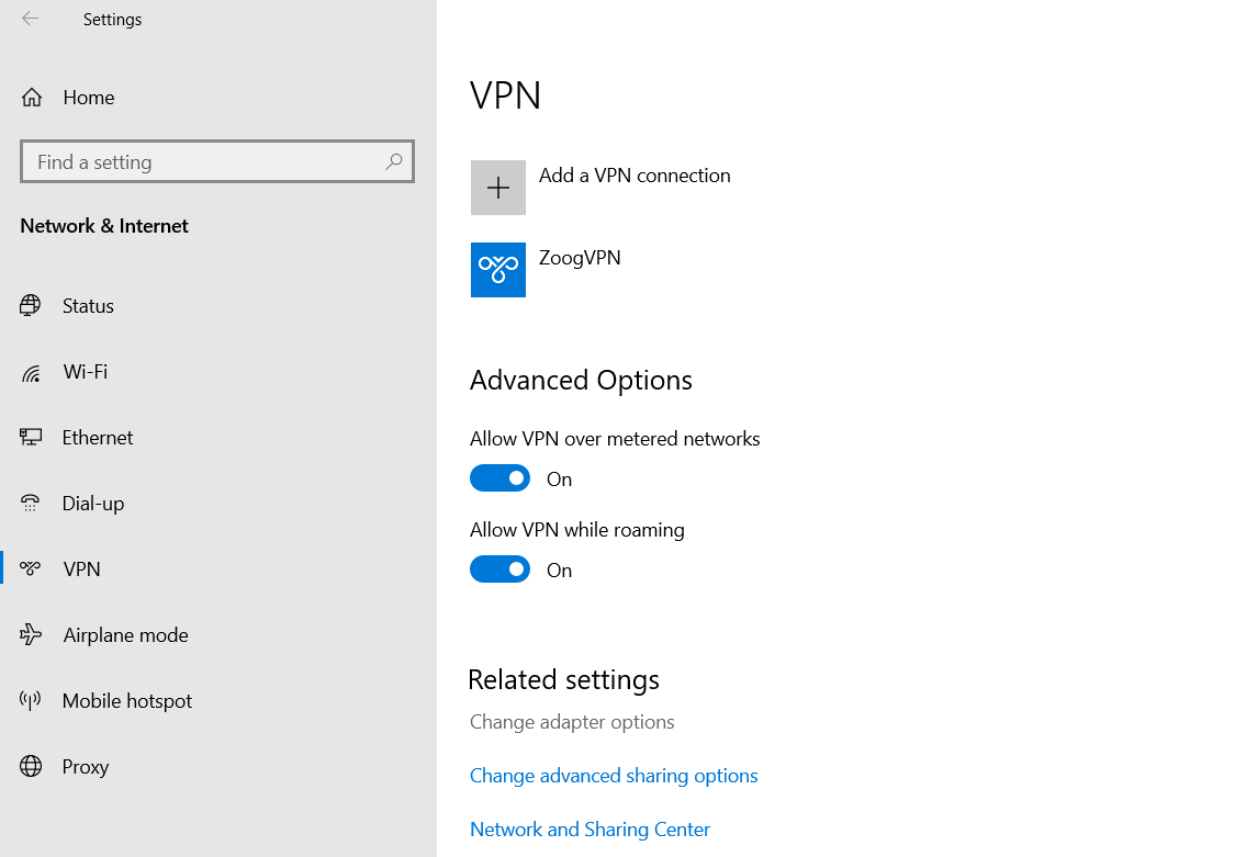 How to set up a VPN on Windows 10 | ZoogVPN