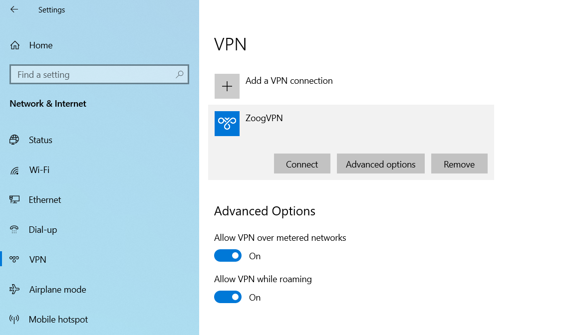 How to set up a VPN on Windows 10 | ZoogVPN
