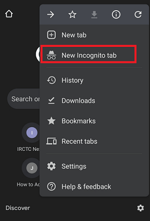Private access and incognito mode on Android in 2024
